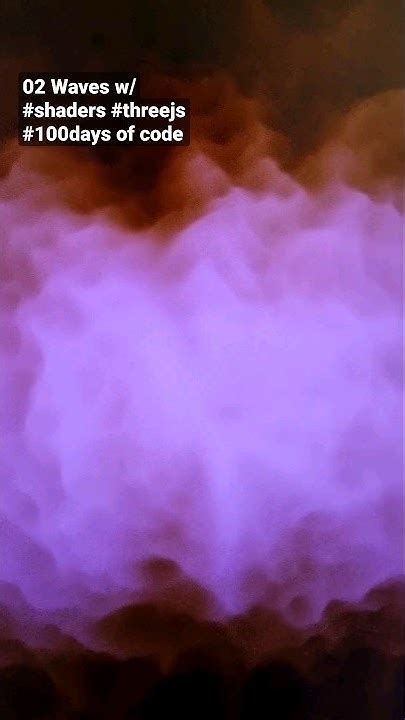Waves Made With Shaders Made With Threejs 02 Of 100daysofcode Web Javascript Youtube