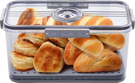Itizukaw Bread Boxes For Kitchen Counterairtight Time