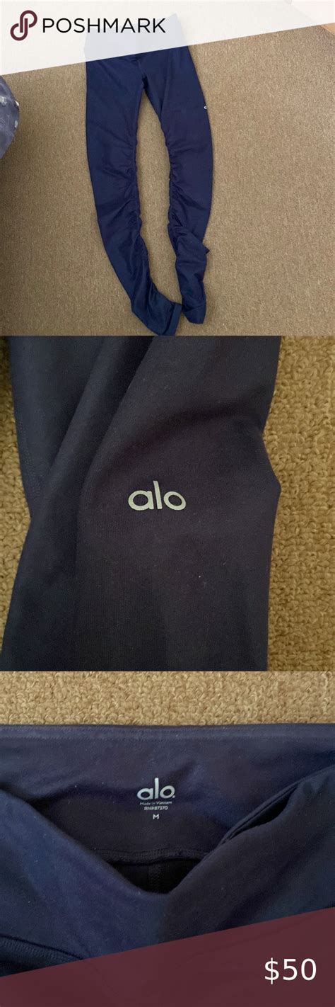 Alo Navy Blue Ruched Leggings Ruched Leggings Clothes Design Leggings Shop