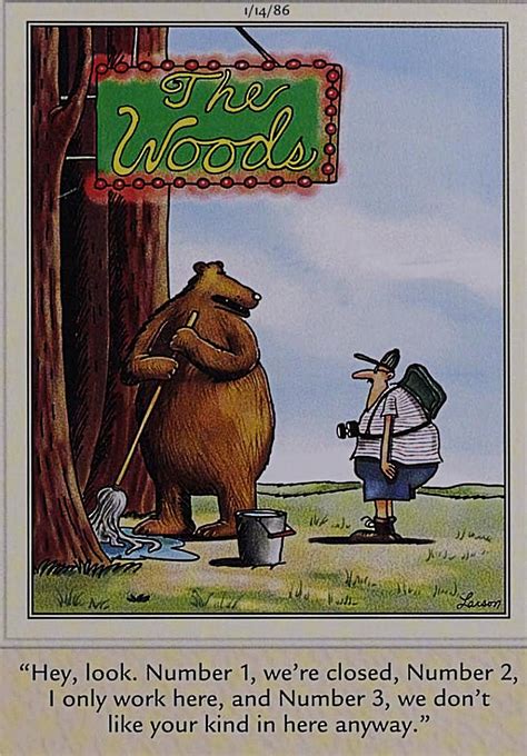 15 Wildest Far Side Comics About Bears