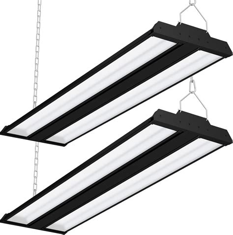 Allsmartlife Led Linear High Bay Shop Light 2 Pack 5000k Daylight 300w