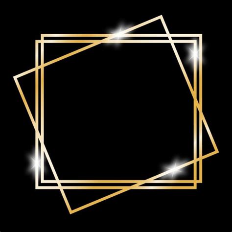 황금 추상 사각형 프레임 일러스트 직사각형 클립 아트 금 골든 Png 일러스트 및 Psd 이미지 무료 다운로드 Pngtree Moldura Dourada Png