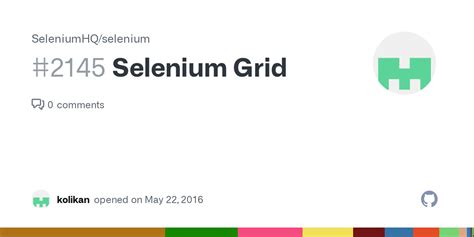 Selenium Grid Issue 2145 SeleniumHQ Selenium GitHub