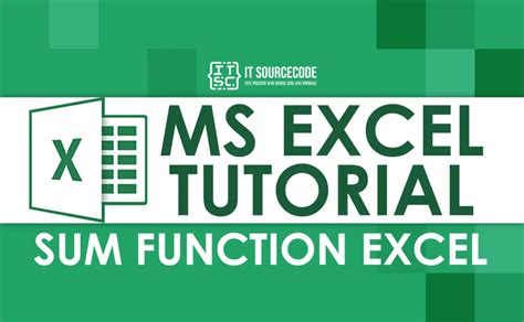 Sum Function Excel Examples And Explanation