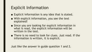 EXPLICIT AND IMPLICIT Pptx