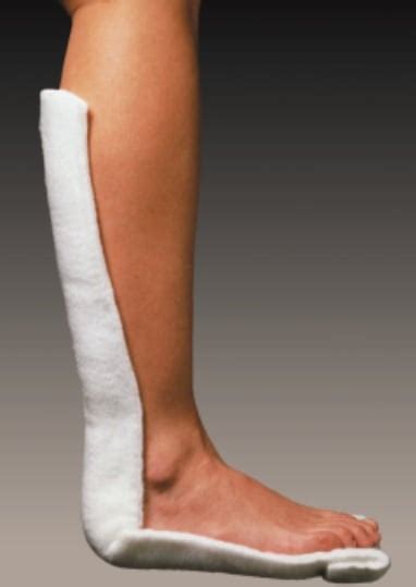 Posterior Short Leg Splint Wikism Sports Medicine Wiki