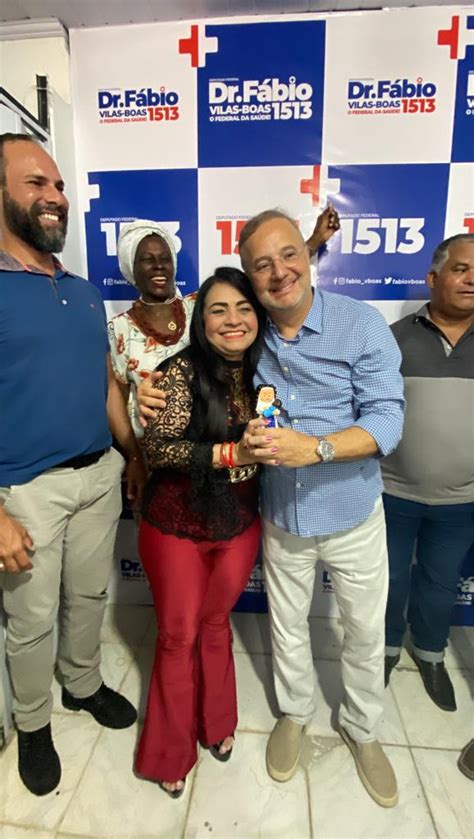 Prefeita De Lauro De Freitas Declara Apoio À FÁbio Vilas Boas Fala