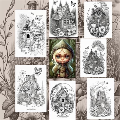 49 Coloring Pages With Cute Gnome Princesses Coloring Pages For Adults