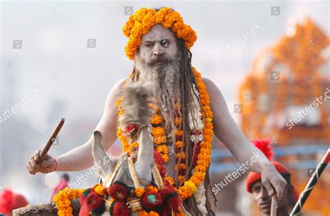 Naga Sadhus Naked Hindu Holy Man Editorial Stock Photo Stock Image Shutterstock