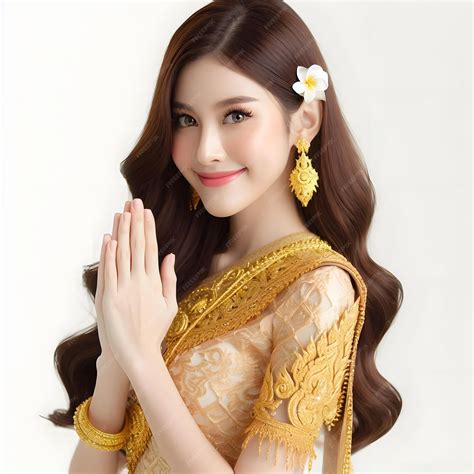 Premium Photo Beautiful Girl With Thai Treditional