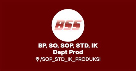 Bp So Sop Std Ik Dept Prod Linktree