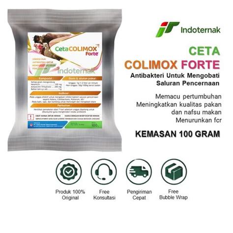 Jual Ceta Colimox Forte Antibakteri Untuk Saluran Pencernaan Pada