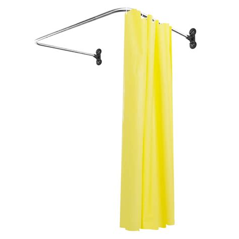 Harsheii Shower Curtain Rods U Shape Bathroom Curtain Rod Corner Bathtub Without Drilling Curved