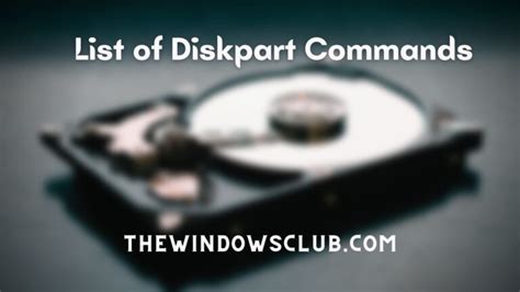 How To Use DISKPART Commands In Windows 11 10