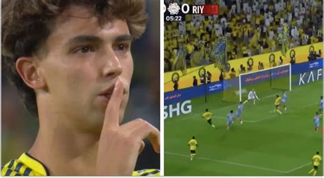 Joao Felix Pulls Off Shushing Celebration After Scoring For Al Nassr He Has 5 Goals In 6 Games