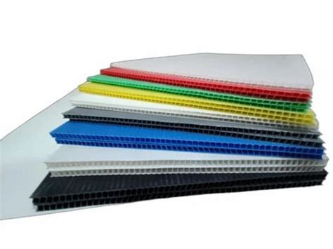 Pp Corrugated Sheet Blue Pp Corrugated Sheet Manufacturer From Rajkot