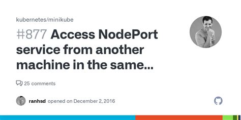 Access Nodeport Service From Another Machine In The Same Network