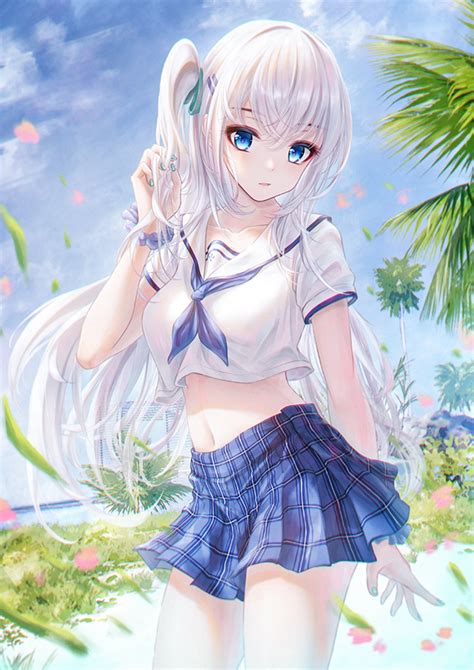 Матроска Original Cute Midriff Girl Автор работы Baec