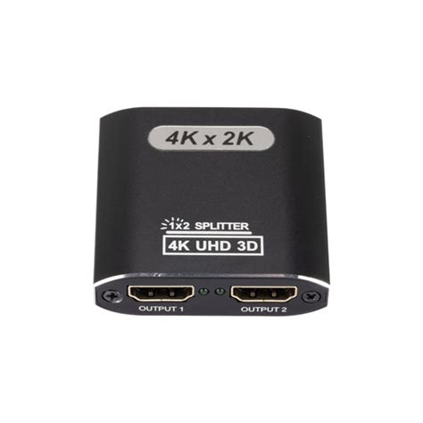 Hdmi сплиттер 1 вход 2 выхода Алюминиевый 4k сигнал V14 Powered Hdcp
