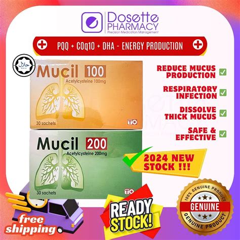 Mucil 100 200 Exp 06 26 10s 20s 30s Clear Up Mucus Reduce Mucus Production Shopee