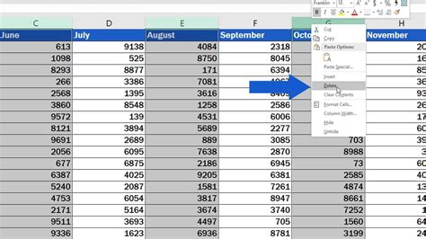 How To Delete Columns In Excel