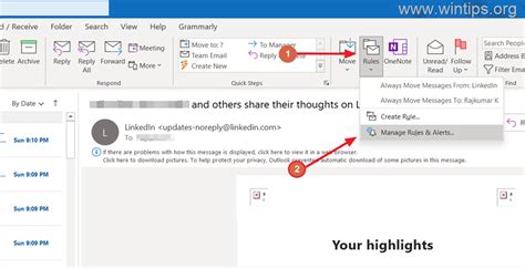 How To Send Automatic Replies In Outlook With POP IMAP Accounts WinTips Org