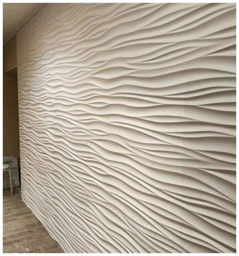 Стеновые 3d панели из наногипса под покраску 50х50см купить по выгодной