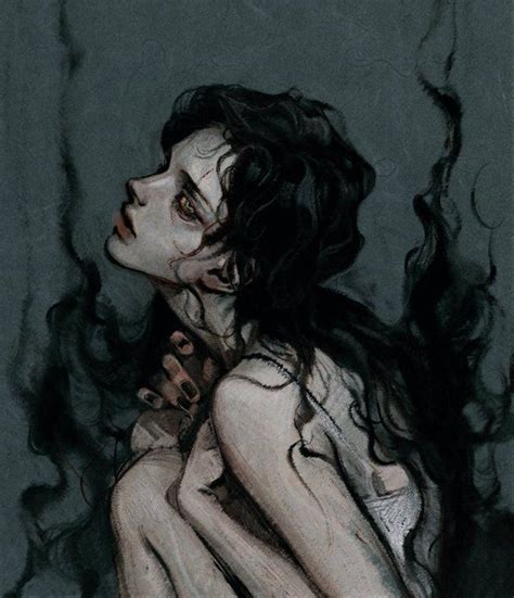 Nói xem ta có nên kết thúc không Dark art illustrations Aesthetic art Ethereal art