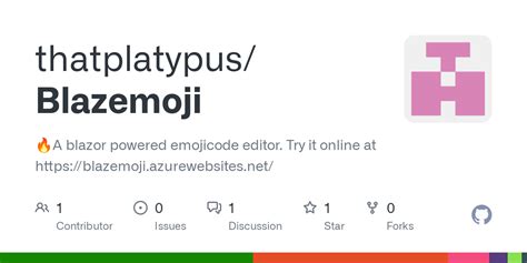 Github Thatplatypus Blazemoji A Blazor Powered Emojicode Editor