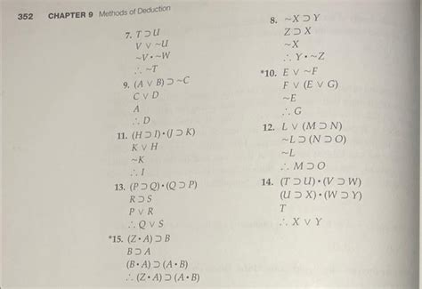 Solved Exercises A For Each Of The Following Arguments It