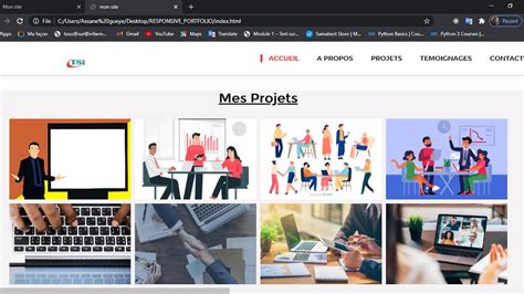 tuto [3 4] créer un site responsive en html et css youtube