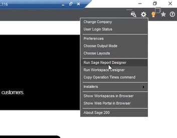Accessing Report Designer The Report Hierarchy PKF SCS