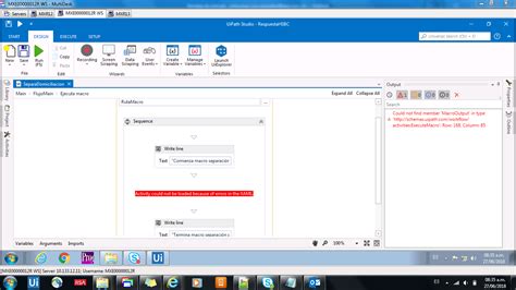 Error In The Xaml Execute Macro Help UiPath Community Forum