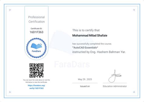 I Am Pleased To Announce That I Have Completed The 📚 Autocad Essentials