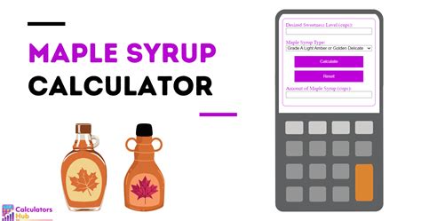 Maple Syrup Calculator Online
