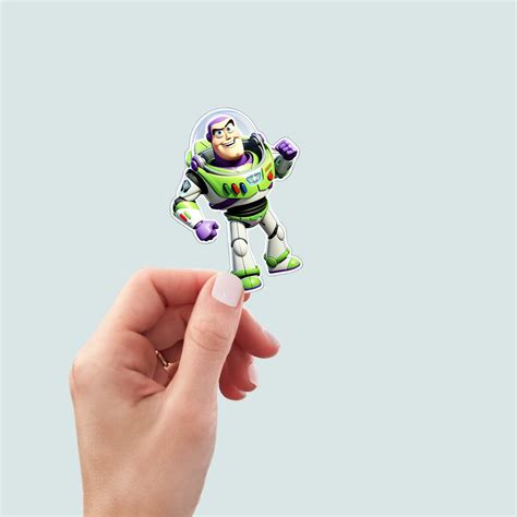 Cute Cartoon Buzz Lightyear Sticker Etsy