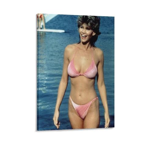 Markie Post Bikini Canvas Print Living Room Wall Art Poster Etsy
