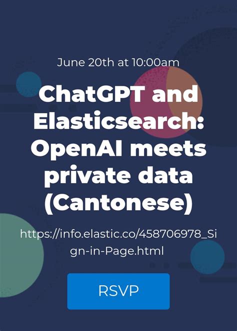 Elena Lee On Linkedin Chatgpt And Elasticsearch Openai Meets Private Data Cantonese