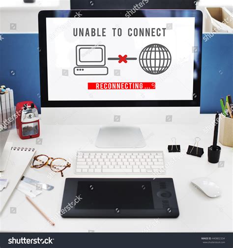 Unable Connect Disconnect Error Failure Problem Stock Photo Shutterstock
