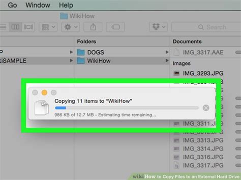 How To Copy Files To An External Hard Drive With Pictures