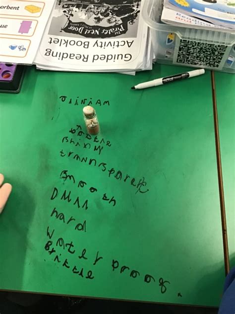 Redesdale Primary Babe Year Science Naming Classroom Objects And What They Are Made Of