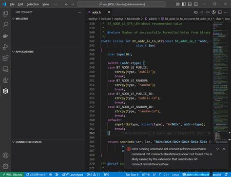 nrfconnect problems no connected devices found nordic qanda nordic devzone nordic devzone