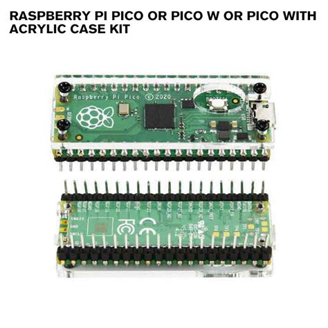 Raspberry Pi Pico Or Pico W Or Pico With Acrylic Case Kit Insightfpv