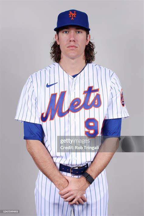 Connor Grey Of The New York Mets Poses For A Photo During The New