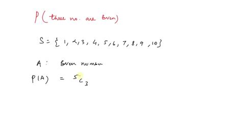 ⏩solved a random number generator selects three numbers from 1… numerade
