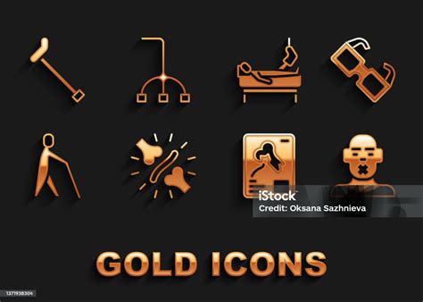 관절 통증 무릎 통증 안경 청각 장애인과 바보의 머리 X 선 샷 맹인 인간의 보유 스틱 부러진 다리 걷는 지팡이와 아이콘 환자 벡터 X 레이에 대한 스톡 벡터 아트 및 기타