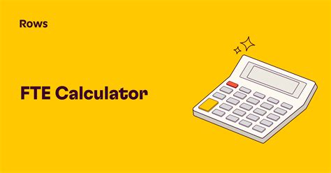 Full Time Equivalent FTE Calculator
