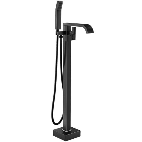 Aklfgn Single Handle Freestanding Floor Mount Roman Tub Faucet Bathtub