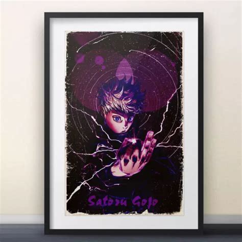 Satoru Gojo Jujutsu Kaisen Anime Manga X Glossy Poster Wallart