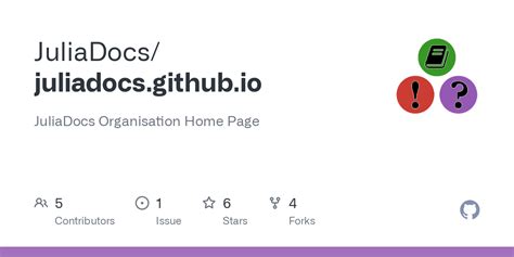 Github Juliadocs Juliadocs Organisation Home Page